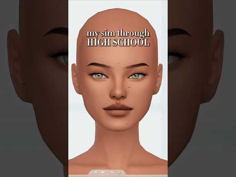 my sim through HIGH SCHOOL! the end is SHOCKING!😳 #sims4 #thesims4 #sims #shorts