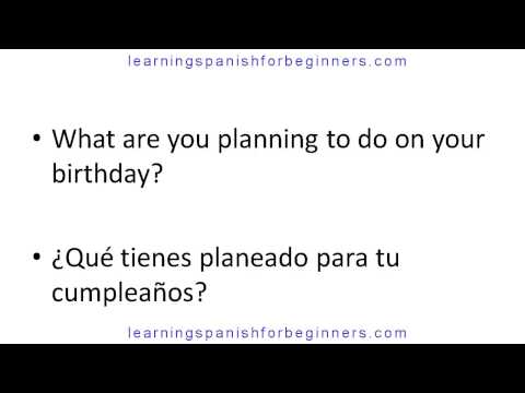 How to say Happy Birthday in Spanish - Spanish for Beginners