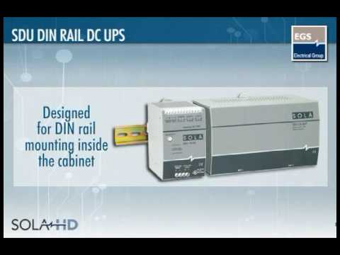 SolaHD - SDU850A-5 - UPS, 12 VDC, 510 W, 850 VA, 230 VAC In, Hardwired ...