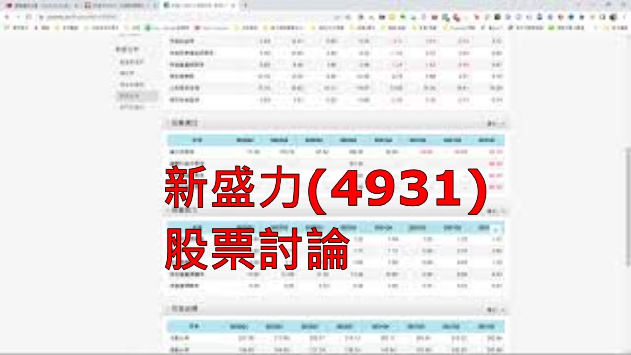 4931 新盛力 - https://youtu.b...｜CMoney 股市爆料同學會