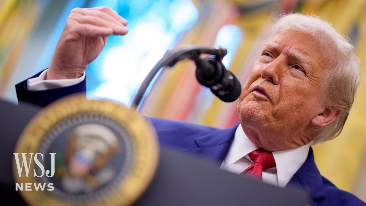 Trump Denies 'TACO Trade' Claim About Backing Off Tariff Threats | WSJ News