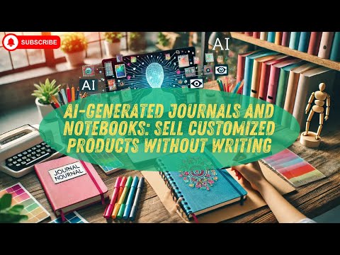 AI-Generated Journals and Notebooks: Sell Customized Products Without Writing