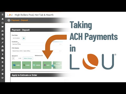 Taking ACH Payments in LOU