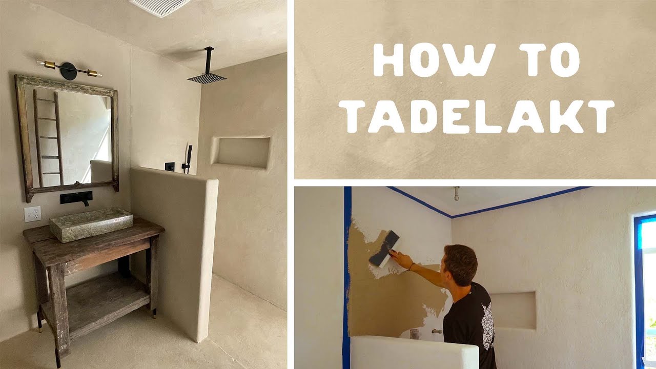 Tadelakt Bathroom Tutorial