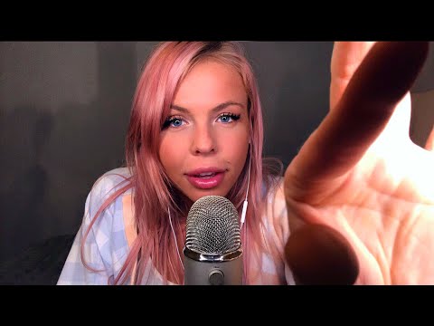 ASMR | Face Touching & Hand Movements with Trigger Words
