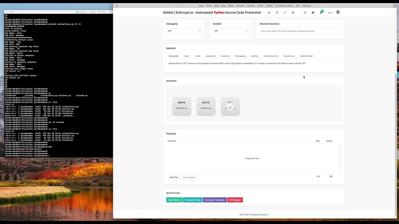 Encrypting Python Scripts & Modules - with Password