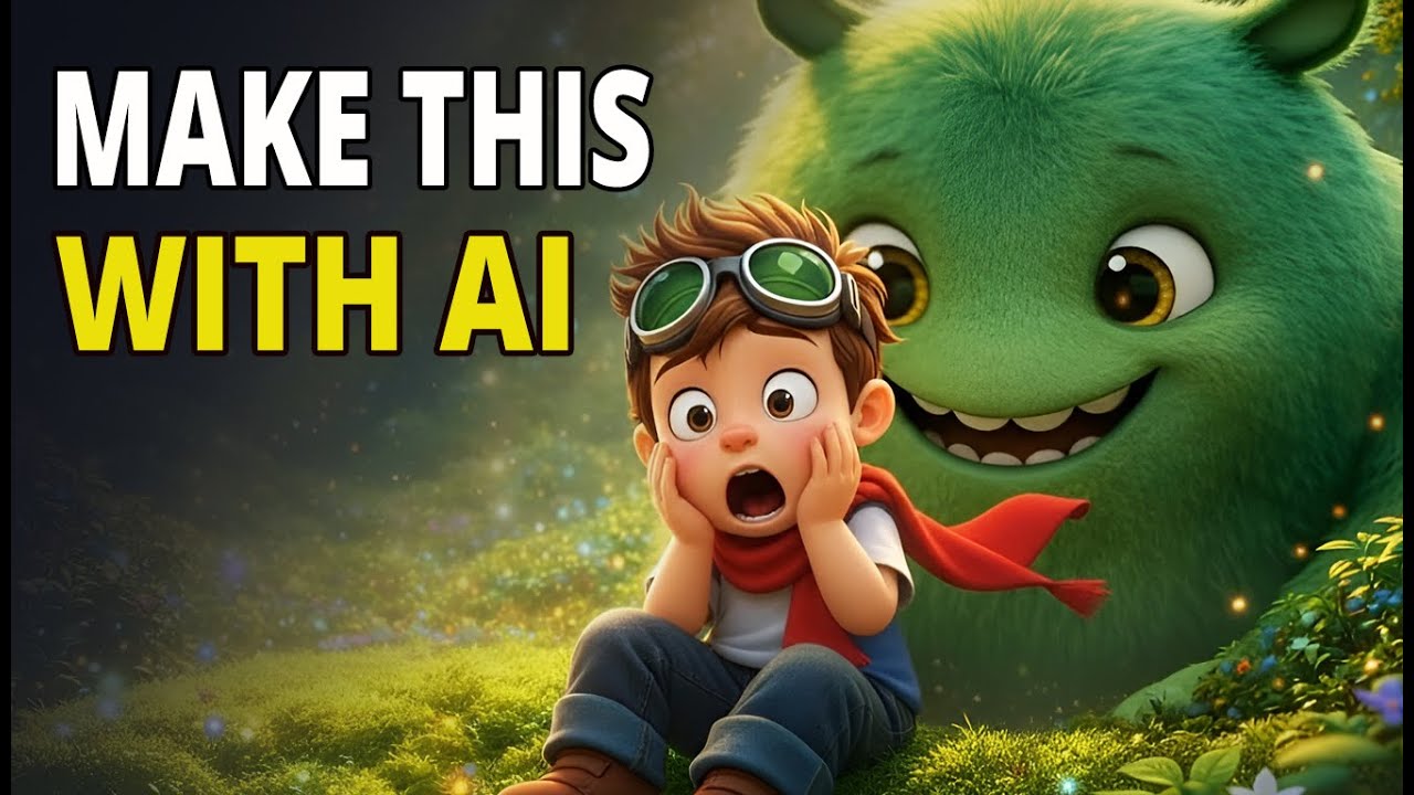 How to Make a Full 3D Cartoon Animation using AI (Consistent Characters + Lip Sync)