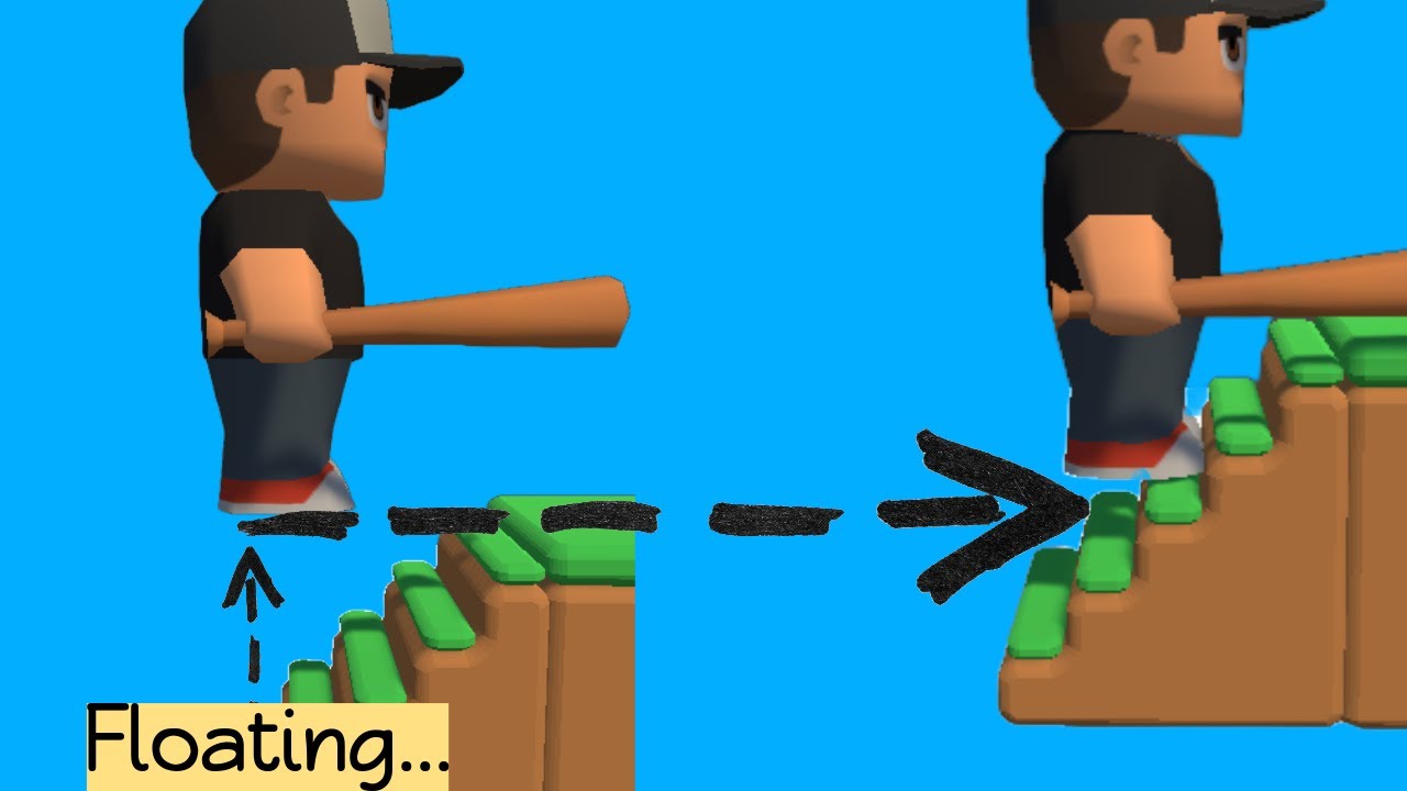 Fix Floating Character in Unity | Character Controller  | Beginner Quick Guide