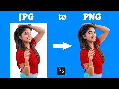How to Convert JPG Image to PNG in Photoshop? Photoshop Tutorials Must Watch Right Now 2021.