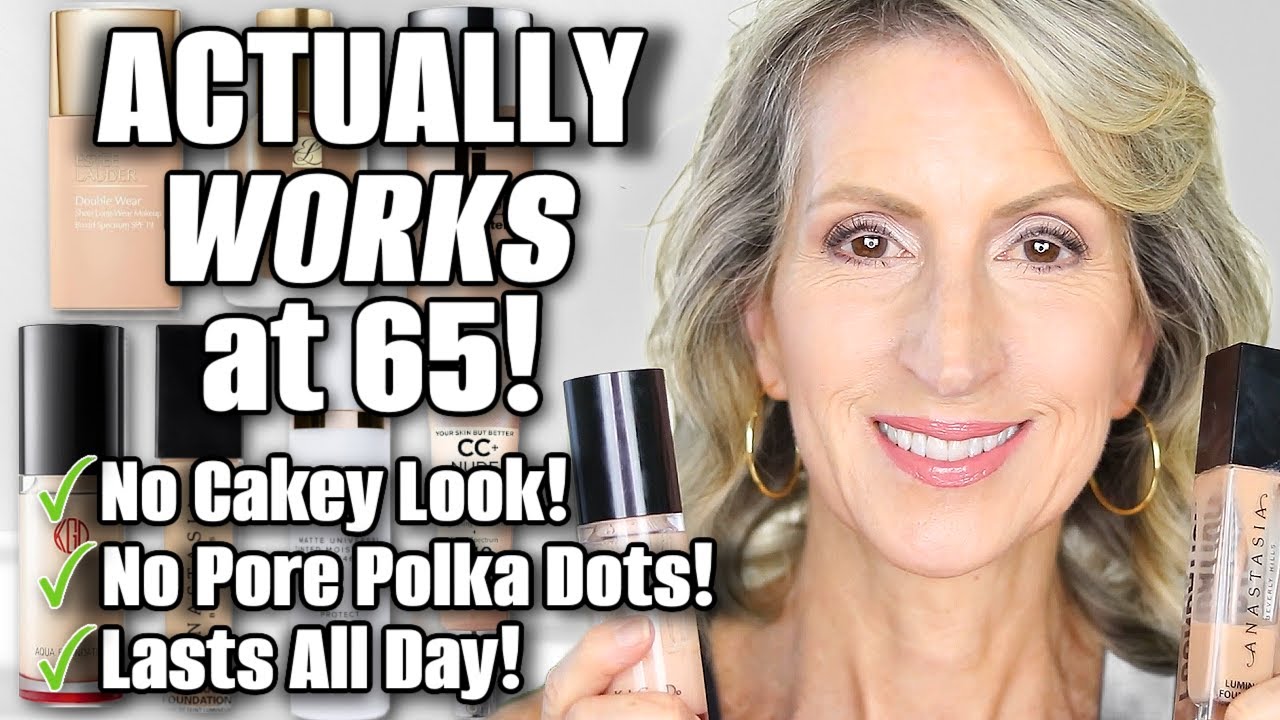BEST Foundations for Mature Skin & See How I Apply It To Last All Day!