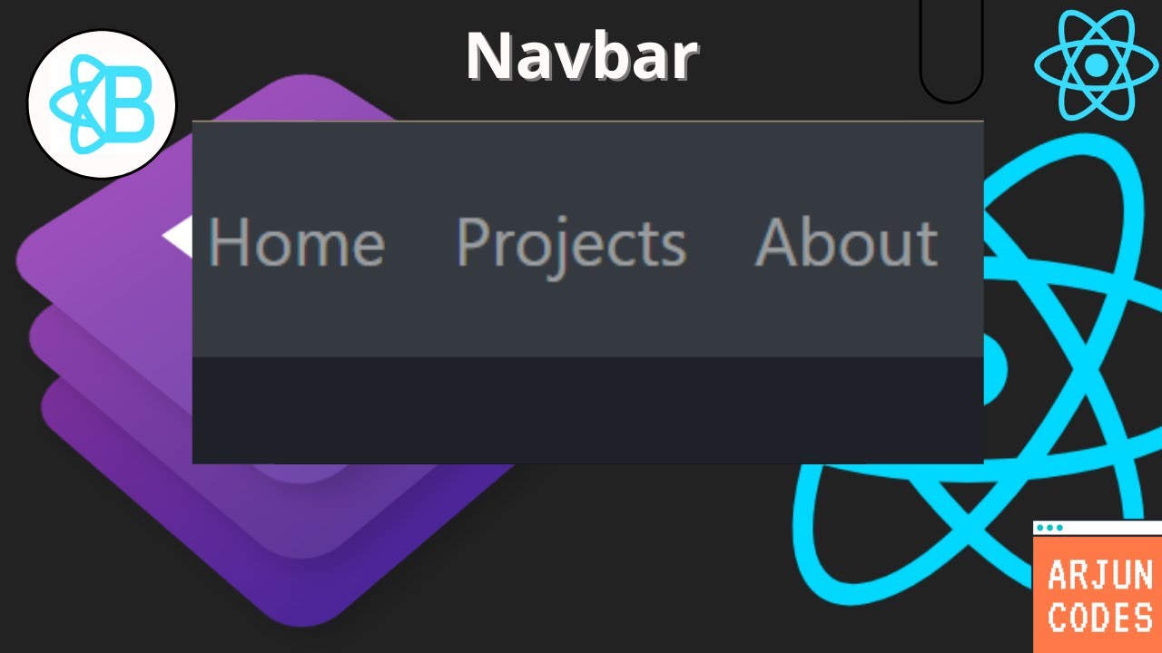 Navbar using React Bootstrap, Responsive Navbar, React router dom on navbar 2021 | 2022