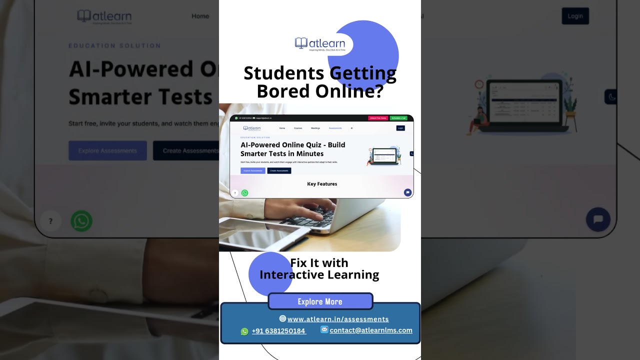 Static classes don’t work anymore. Lets create assessments on Atlearn #edtech #assessments