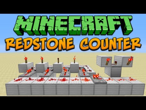 Redstone Counter Tutorial (Locking Repeaters) Minecraft Project