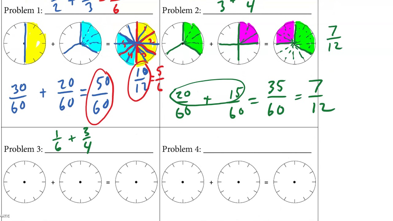 U2M1S4 Problem String  - Clock Fractions