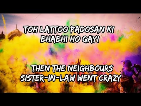 Balam pichkari jo tune mujhe maari Full song with English Translation