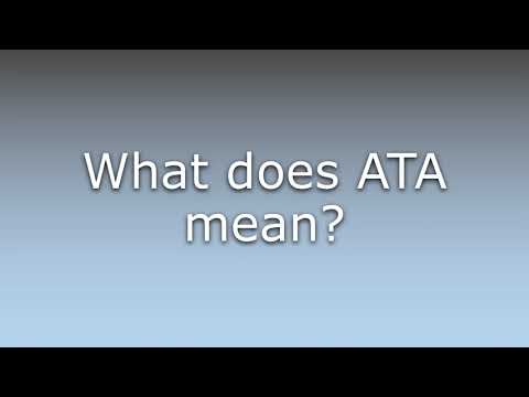 What does ATA mean?