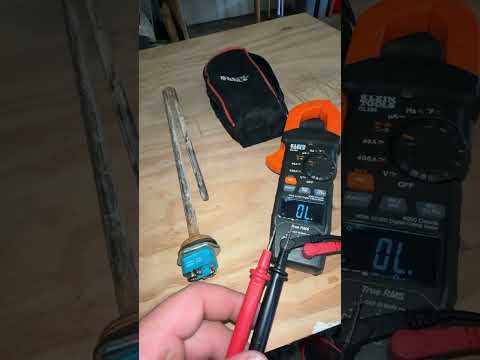 How to test water heater heating element. #diy #fix #repair