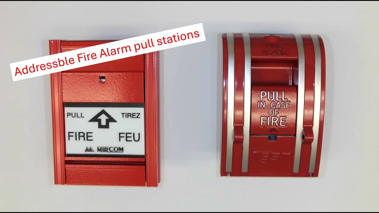 Fire Alarm Addressable Pull stations  (EQUIPMENT EXAMPLE)