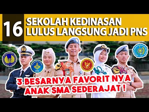 16 SEKOLAH KEDINASAN YANG BISA LANGSUNG JADI PNS !!