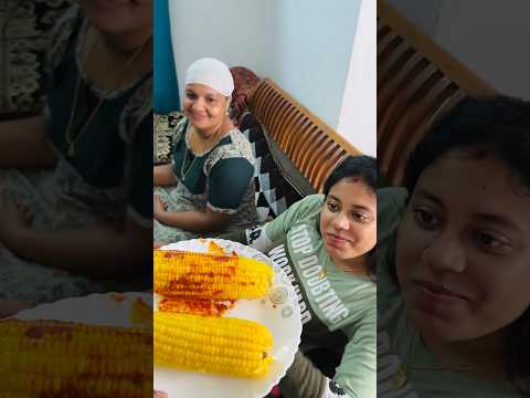 Corn recipe ☺️ #shorts #trendingonshorts #family #eating
