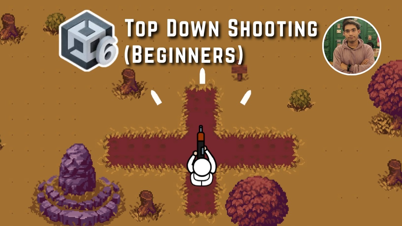 2D Top Down Shooting in Unity | Unity 6 & C# Coding