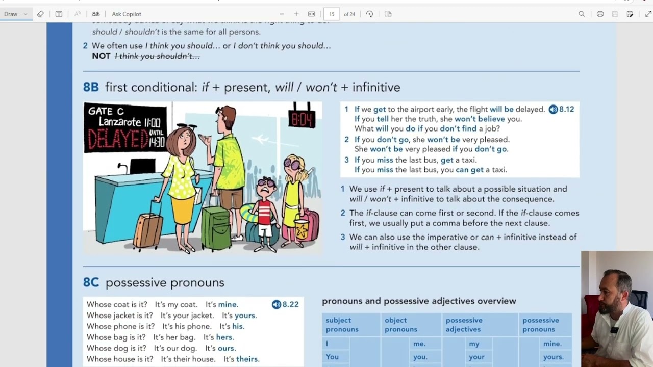 English File Unit 8 Grammar | Should/Shouldn't, First Conditional & Possessive Pronouns Explained!