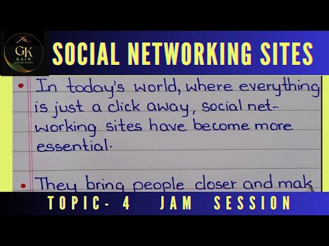 Jam Topic-4 ! Social Networking Sites ! #knowledge #jamsession #gk-gainkknowledge.