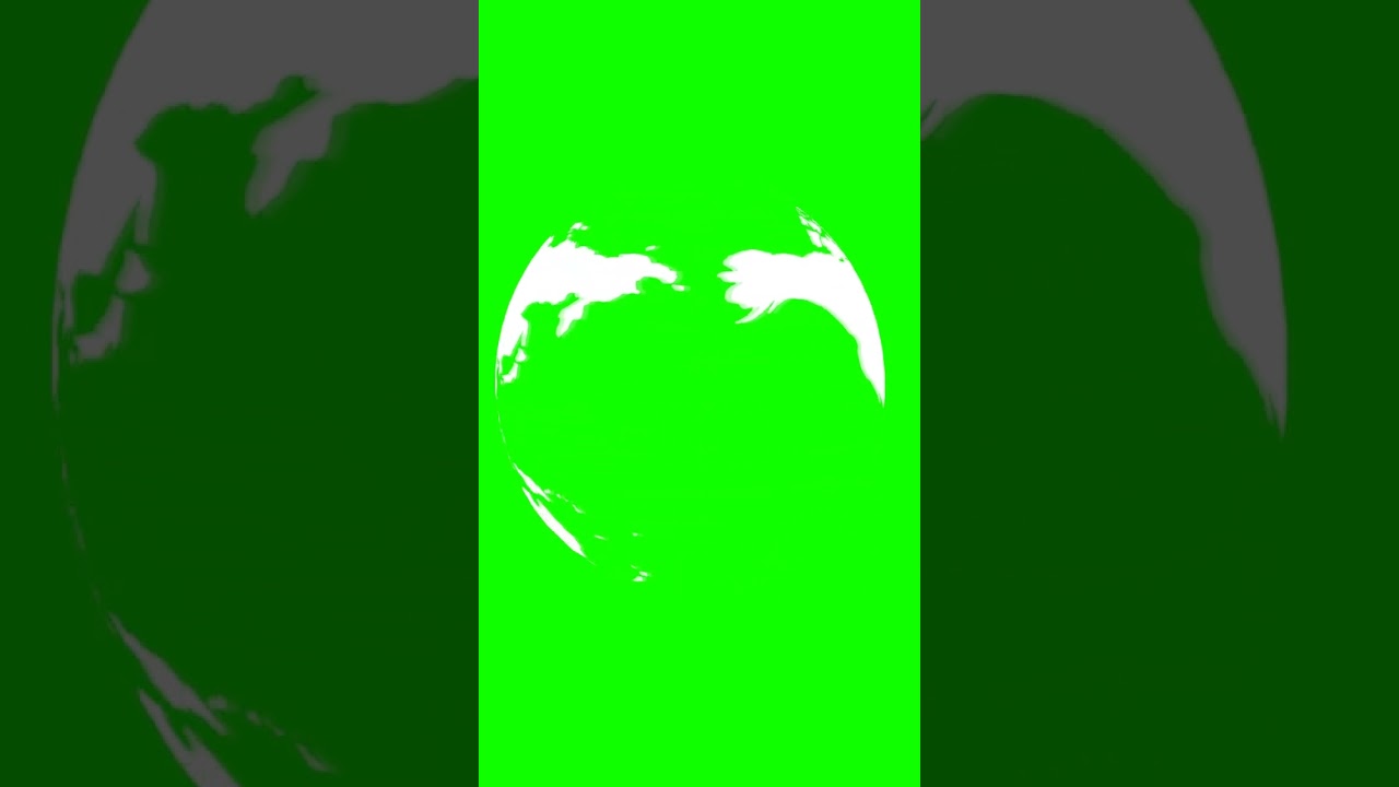 Chroma Key 002 - Planet Earth (Free to Use + Download) #shorts