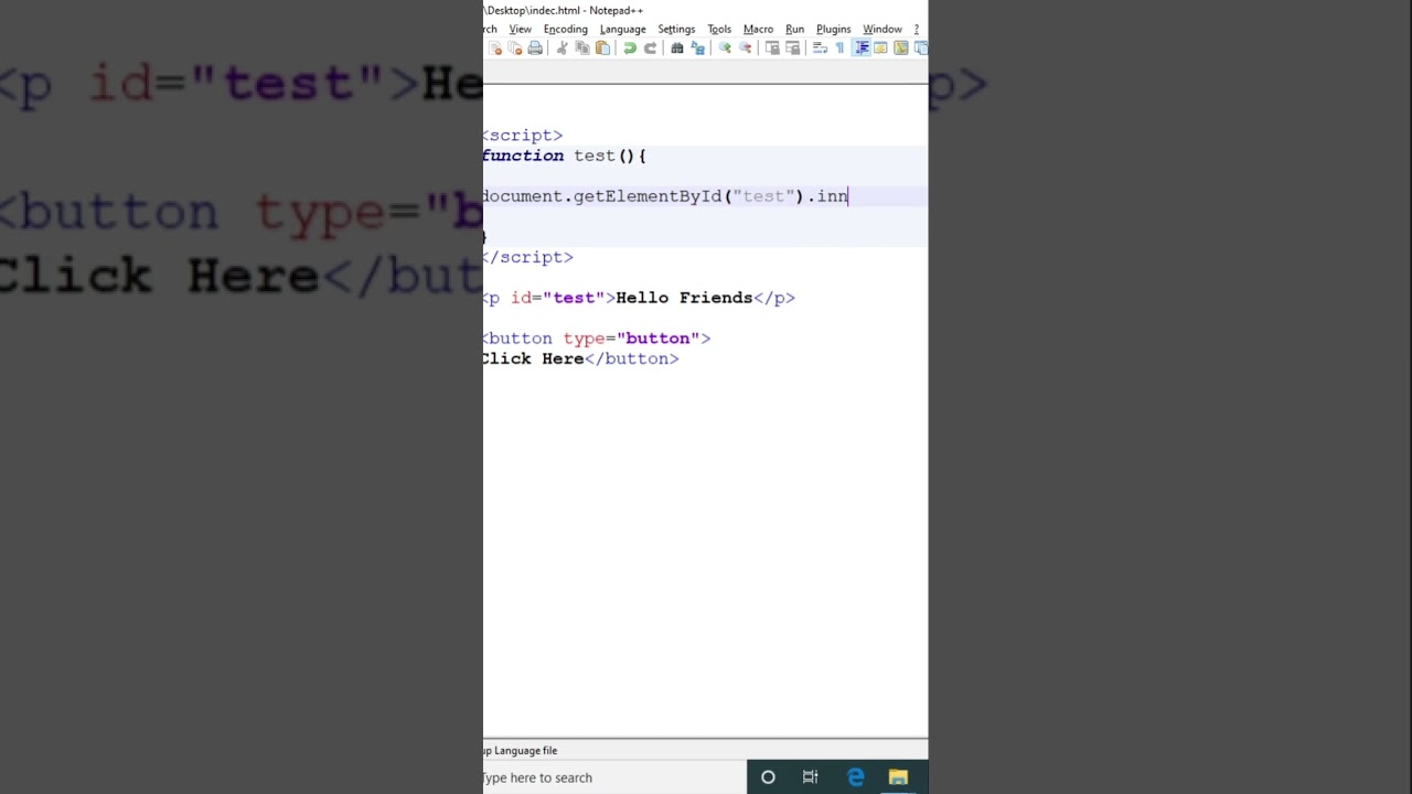 How to replace or change text using javascript #javascripttutorials #javascript #javaprogramming