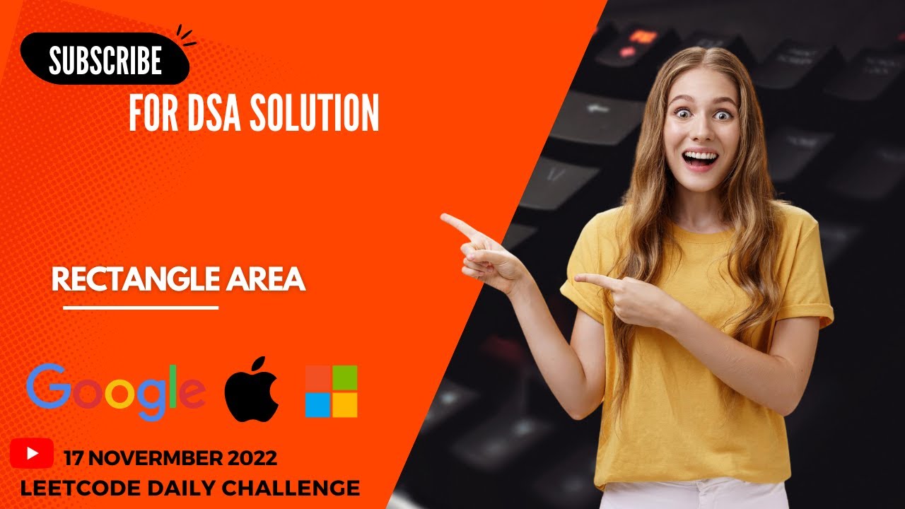 223. Rectangle Area || DSA || Leetcode Daily Challenge ||