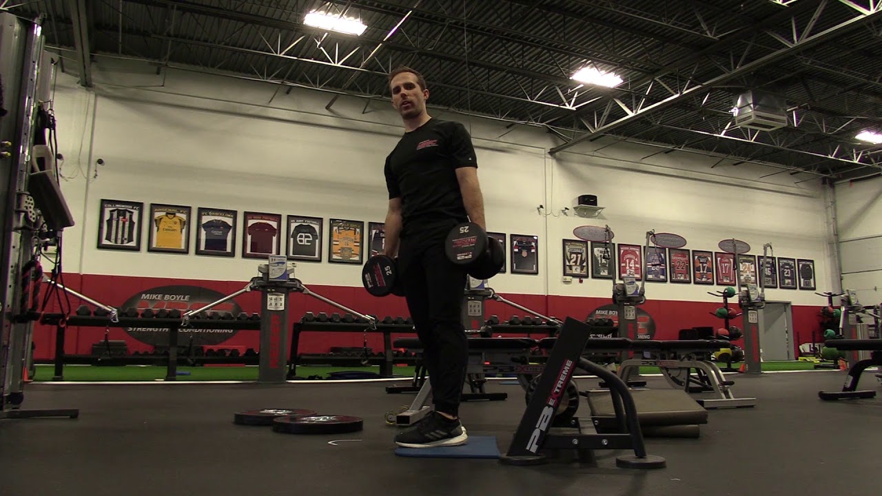 2 DB RFE Split Squat