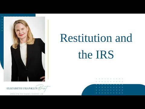 Restitution and the IRS