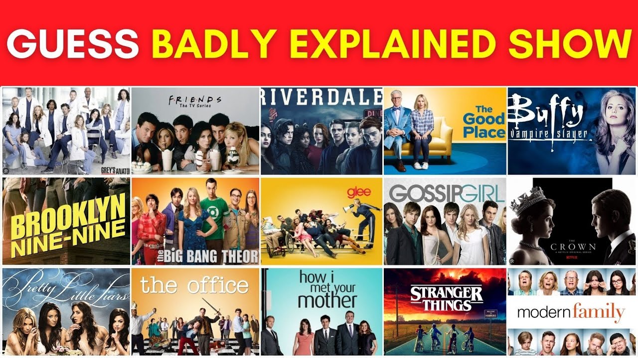 Guess the Badly Explained TV Show! 📺🍿| 50 TV Shows Challenge