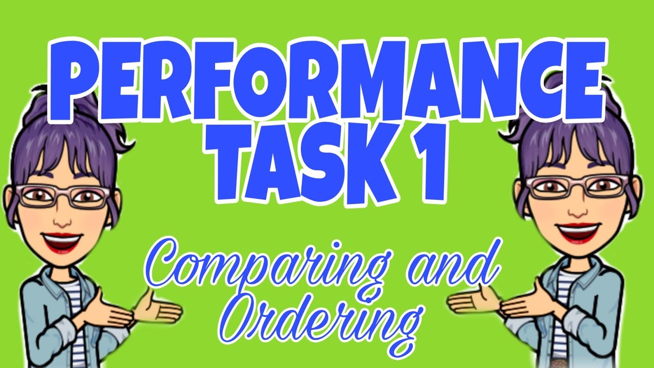Performance Task 1 in Math 4