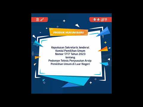 JDIH NEWS Diinformasikan bahwa informasi/produk hukum berikut telah dapat didownload di web JDIH KPU