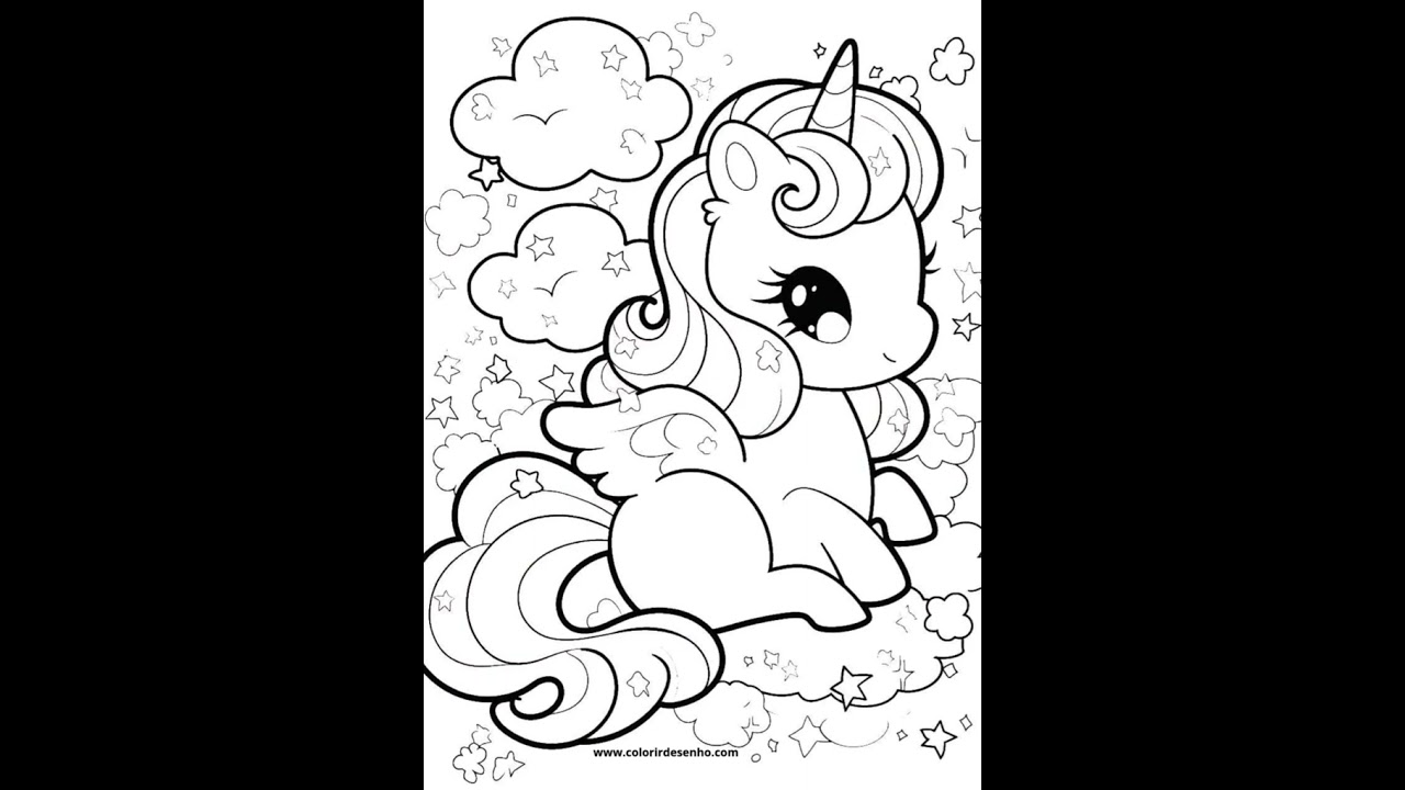 Free Printable Unicorn Coloring Pages 160