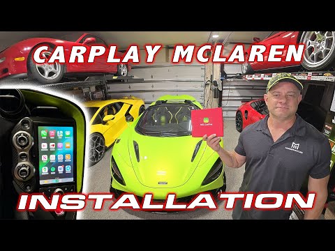 Adding & Installing CarPlay Retrofit / Android Auto to the McLaren 765LT Spider!