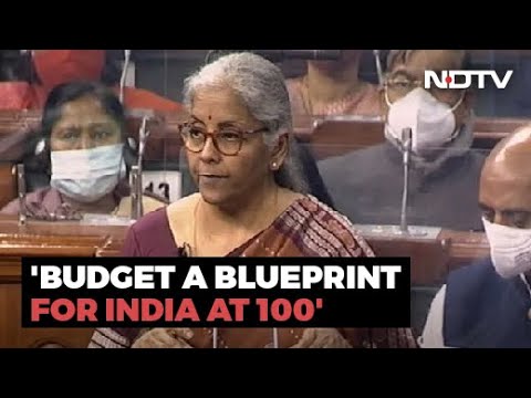 Budget 2022: Budget A Blueprint For India At 100: Finance Minister Nirmala Sitharaman