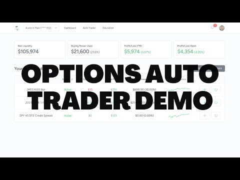 Options Auto Trader In-Depth Platform Walkthrough