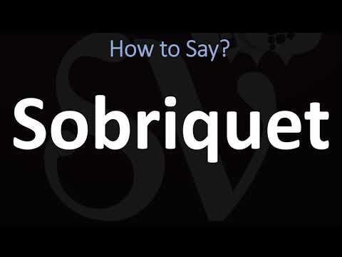 How to Pronounce Sobriquet? (CORRECTLY)