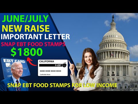 1800$ Raise In Snap EBT Food Stamps For Low Income Recipients 2023 Update #foodstamps #ebt