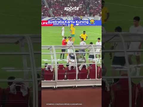 Indonesia vs Australia, Pemain Timnas Australia Dapat Kartu Kuning