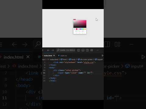 Html Color Picker #tipsandtricks #howto #webdesign #html #css #colorpicker #coding