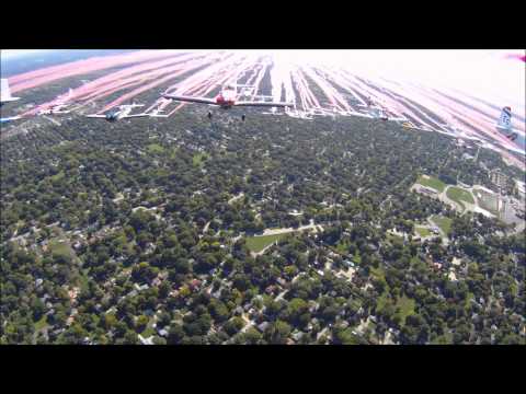 Cockpit video: Arrowhead Stadium 49 plane flyover | Be Holy!