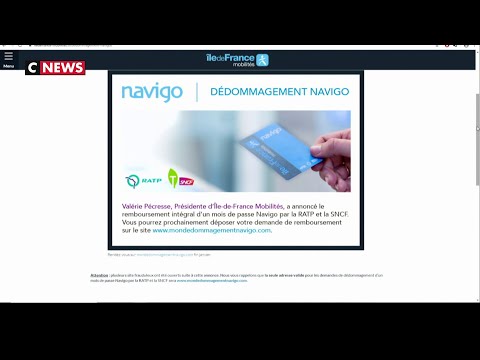 Remboursement du passe Navigo : attention aux faux sites