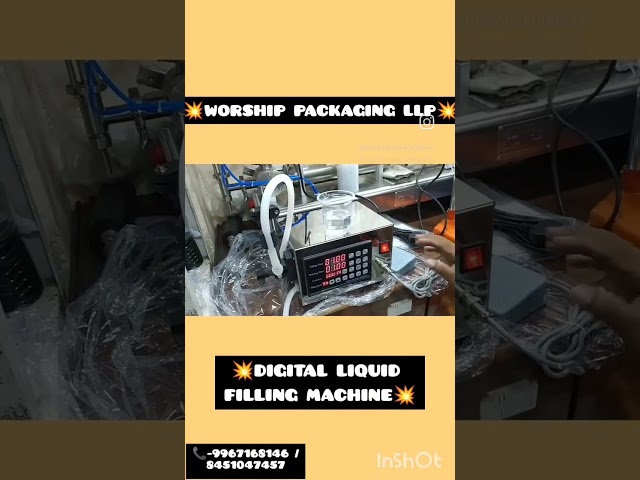 Digital Filling Machine - Single Nozzle Digital Liquid Filling Machine ...