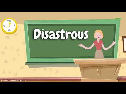 How to Pronounce Disastrous | Disastrous Pronunciation