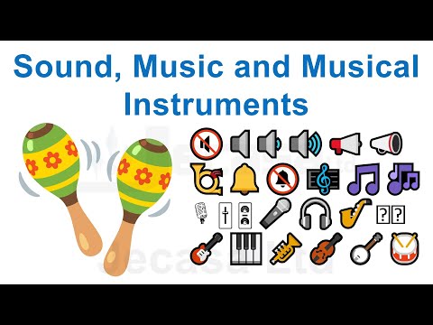 Emoji Meanings Part 34 - Sound, Music and Musical Instruments | English Vocabulary