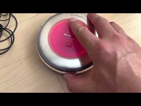 Panasonic SL-CT510 retro portable cd player D.Sound mp3 "pink panther" test laser class 1