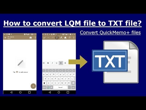 Convert LG's LQM QuickMemo+ Files into txt files [HowTo]
